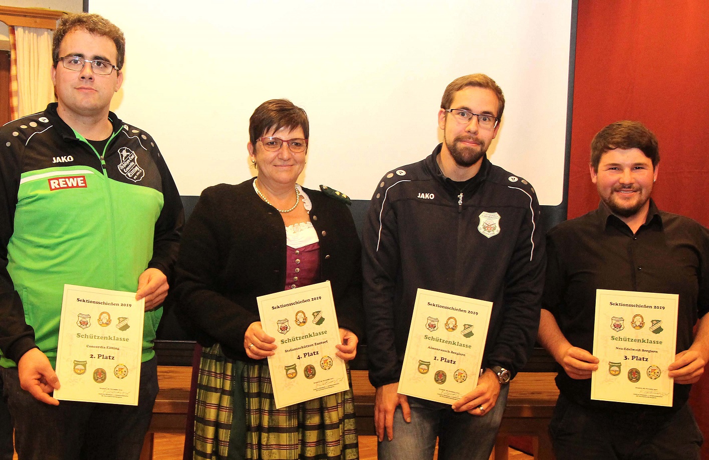 Sektionsschiessen 2019 - Preisverleihung - SG Almenrausch Berglern e.V.